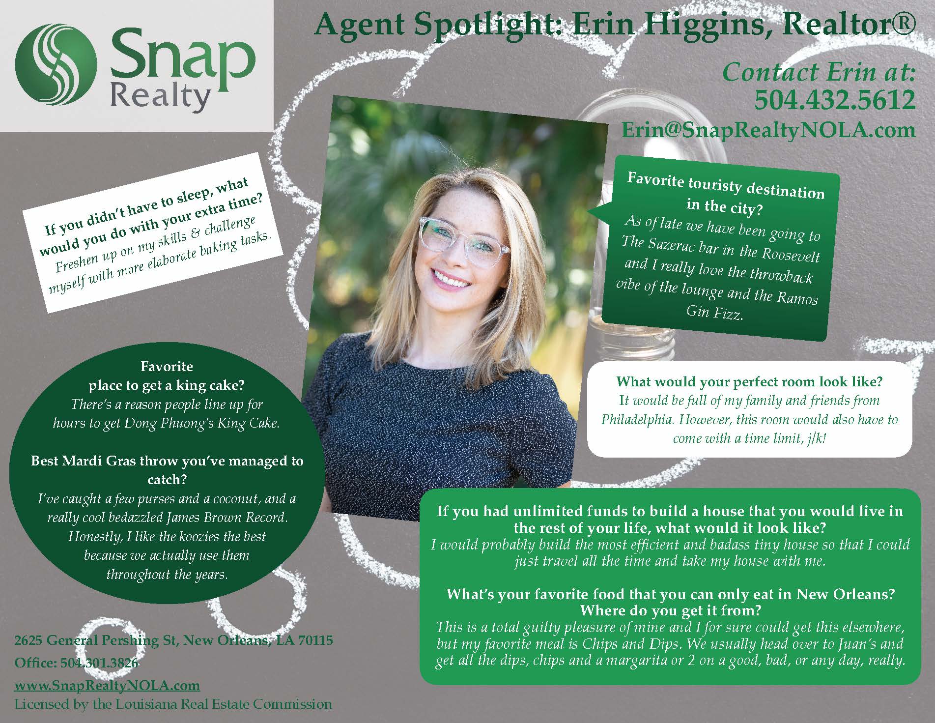 Agent Spotlight: Erin Higgins – Snap Real Estate